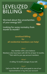 Levelized Billing - Jefferson Energy Cooperative
